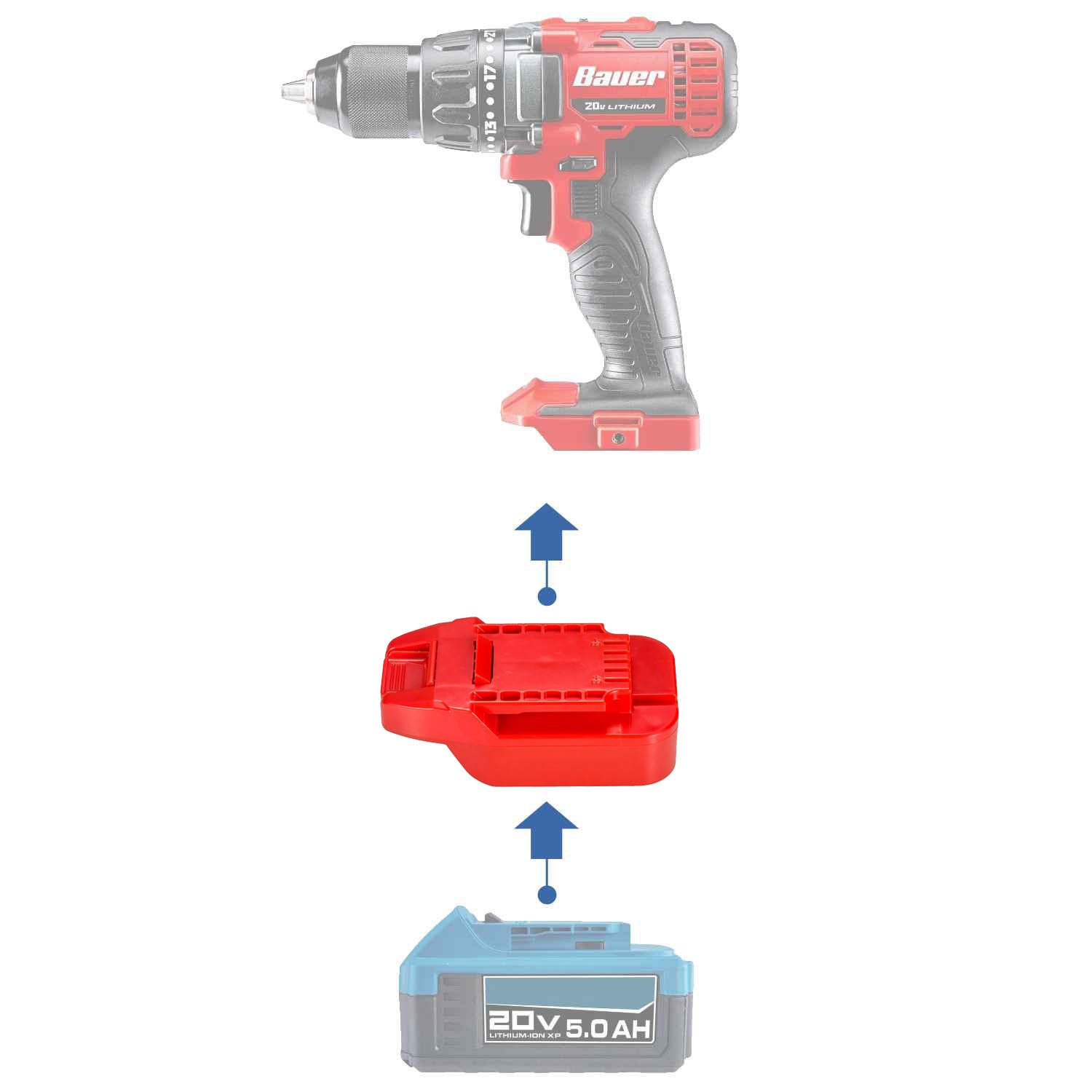 Hercules to Bauer Battery Adapter – Power Tools Adapters | New Zealand