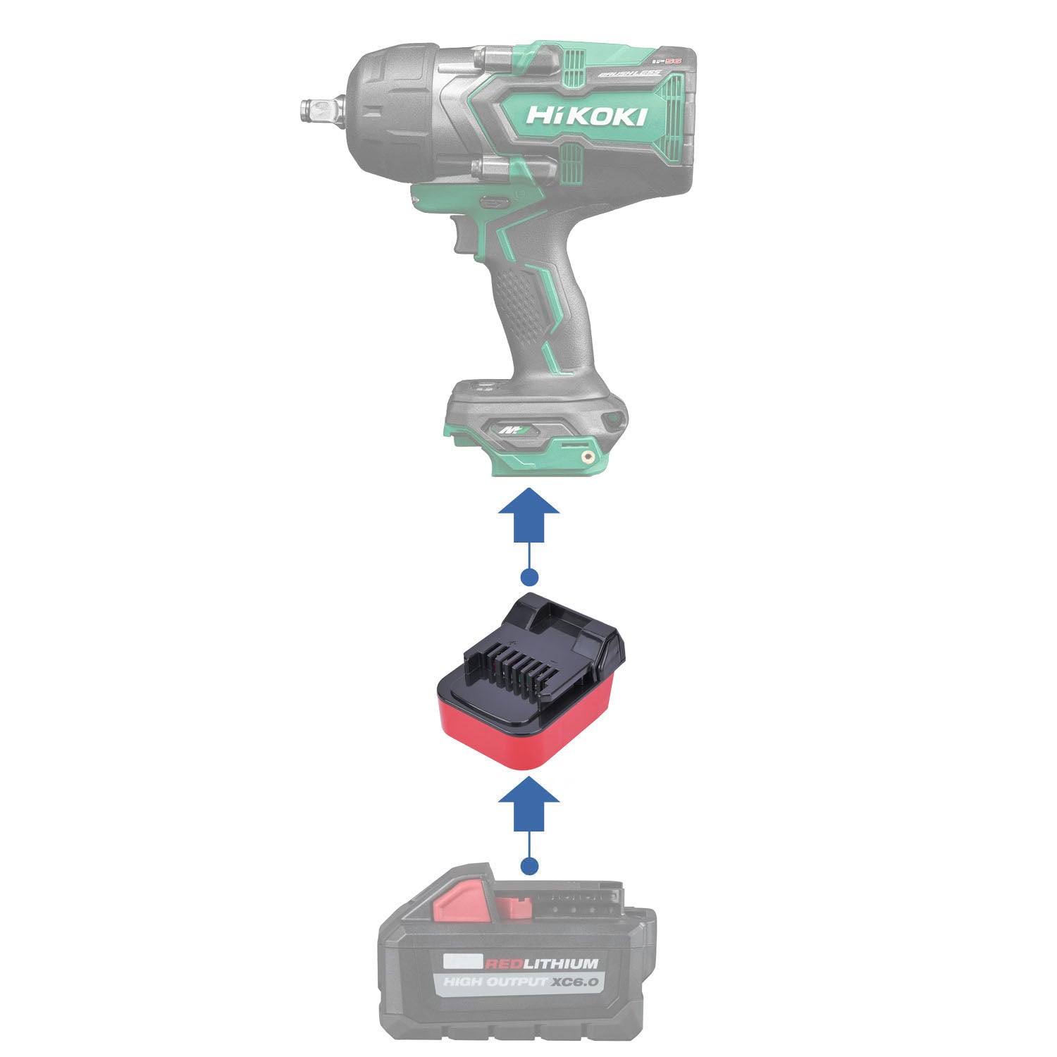 Milwaukee Battery Adapter to Hikoki – Power Tools Adapters | New Zealand