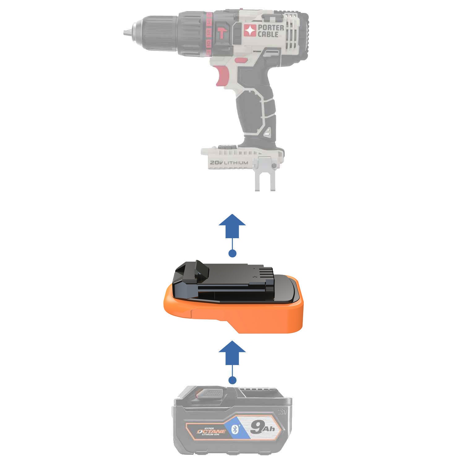 RIDGID Battery Adapter to Porter Cable – Power Tools Adapters | New Zealand